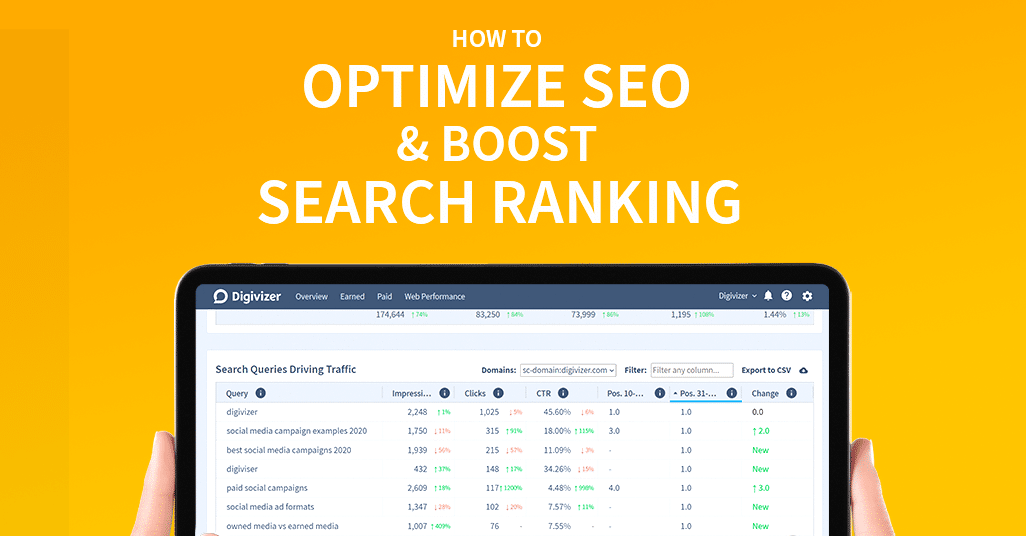 How-to Optimize SEO and Boost Search Ranking - Digivizer